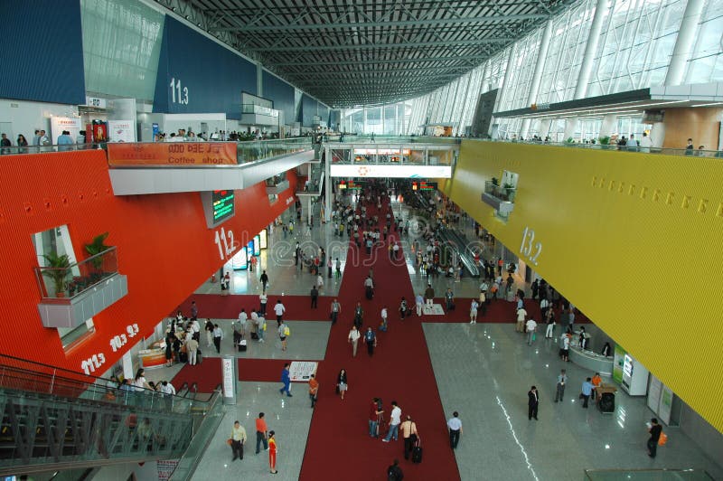 Scene of Canton Fair Complex Editorial Image - Image of commercial ...