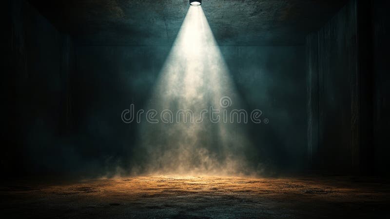 The Scene Captures a Film Projector Emitting Light Onto a Screen in ...