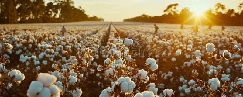 Cotton Harvesting stock image. Image of field, ground - 46358803