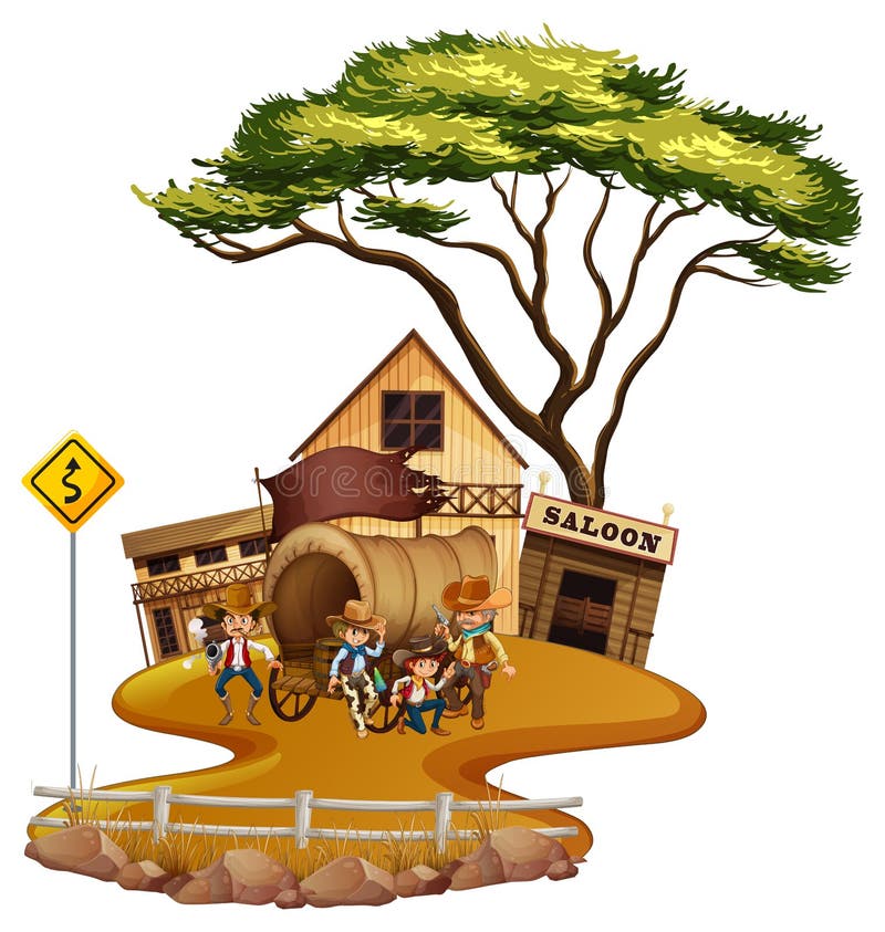 Western Scene Stock Illustrations – 1,780 Western Scene Stock ...