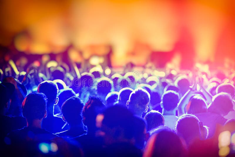 Scene and a Crowd of Fans during Editorial Photography - Image of crowd ...
