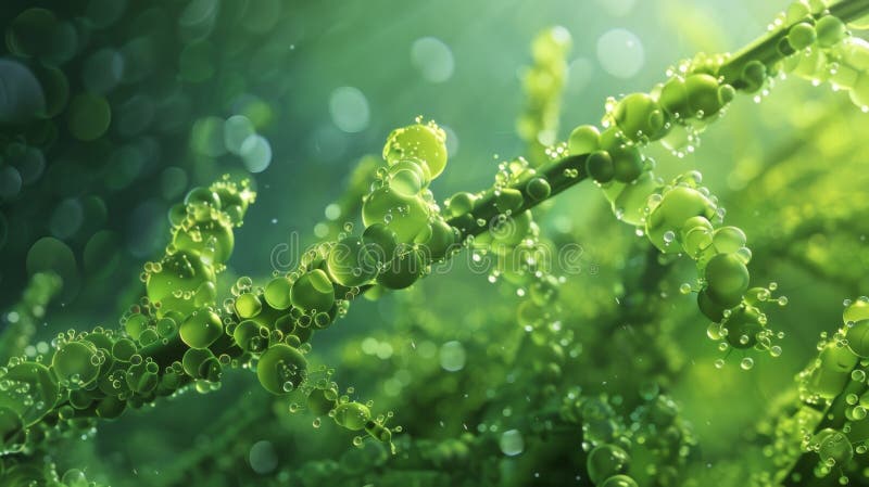 An Scene Depicting the Use of Algae As a Form of Biofuel and Its ...