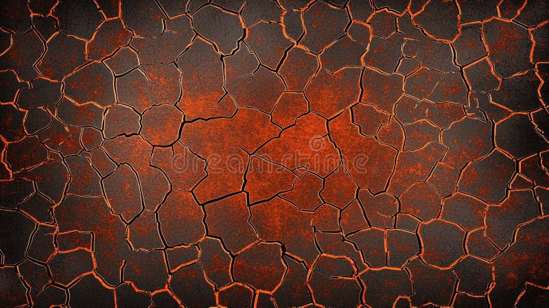 Cracked Red-brown Earth with a Textured Surface Showcasing Dryness in a ...