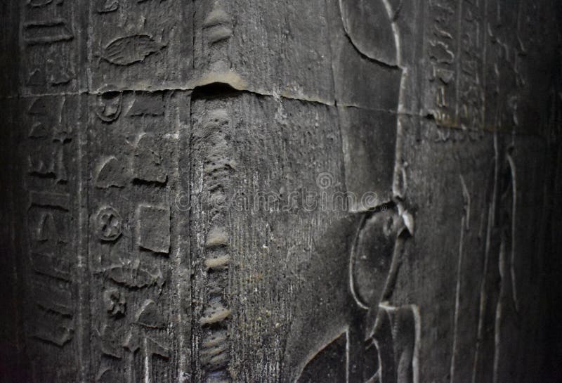 Scene from Egyptian Temples on the Nile River Stock Image - Image of ...