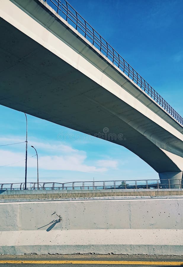 A Scene of Empty Road at One of Jakarta S Bussiest Highway Stock Image ...