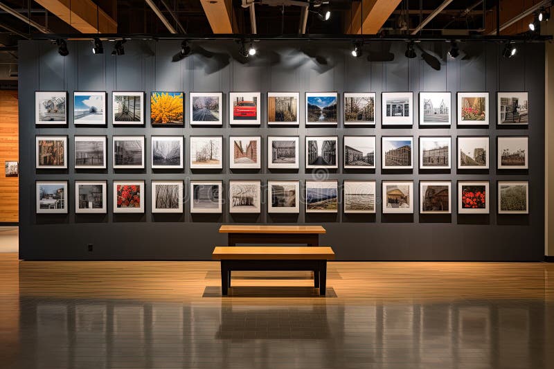 Scene from an Exhibition with Photographs that Encapsulate a Spectrum ...