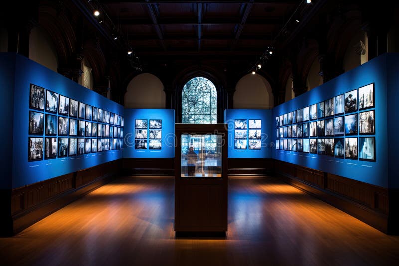 Scene from an Exhibition with Photographs that Encapsulate a Spectrum ...