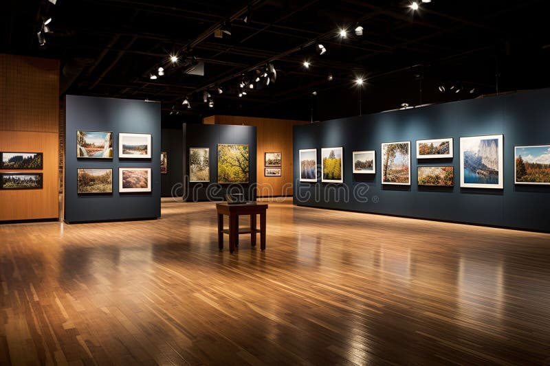 Scene from an Exhibition with Photographs that Encapsulate a Spectrum ...