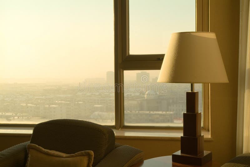 Scene Front of Window stock photo. Image of winter, sunrise - 3825092