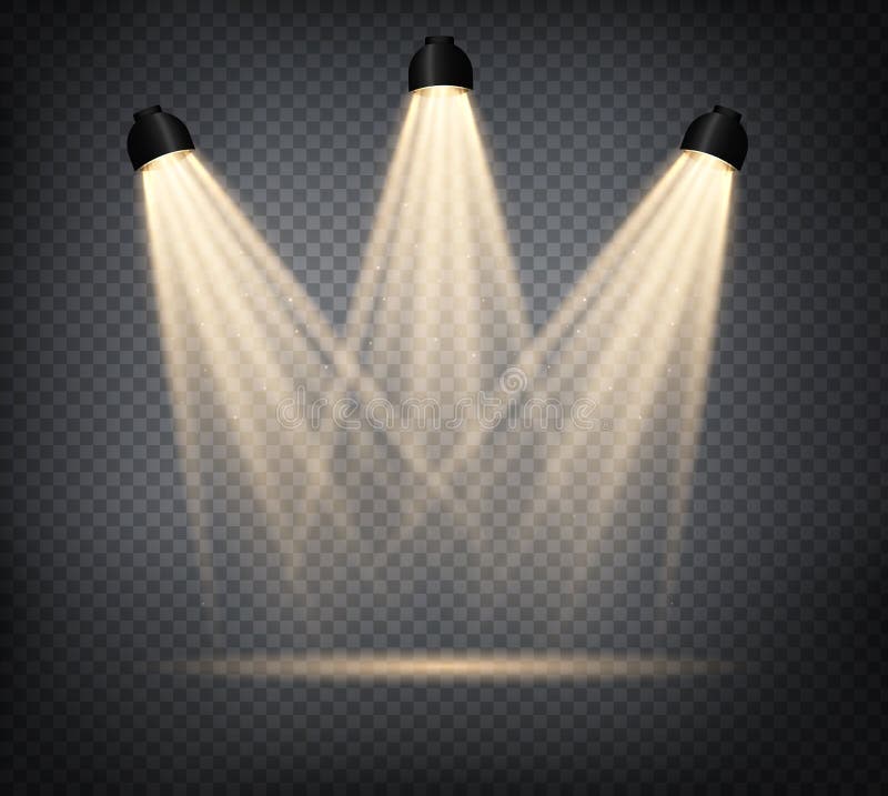 Scene Illumination from Above Stock Vector - Illustration of party ...