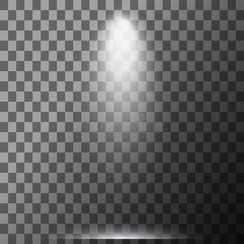 Scene Illumination. Cold Light Effect. Stage Illuminated Spotlight on ...