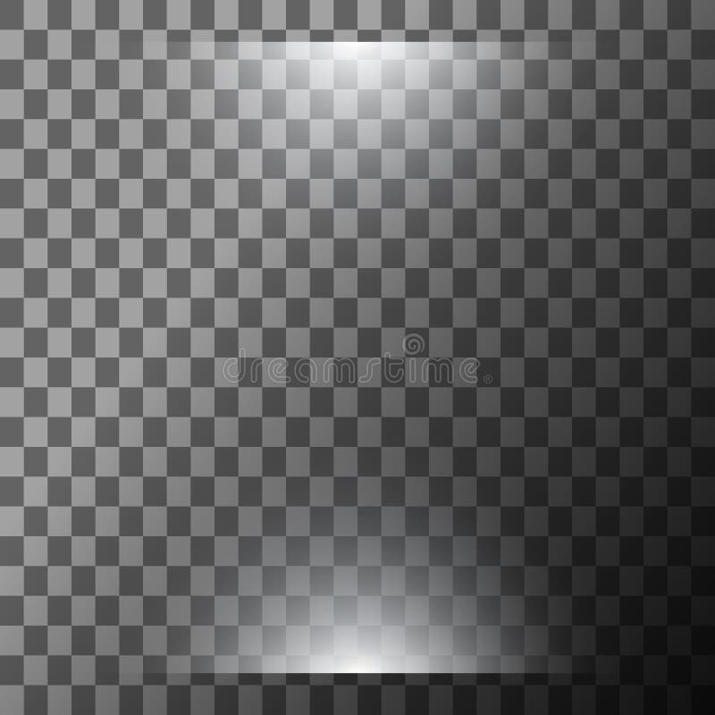 Scene Illumination. Cold Light Effect. Stage Illuminated Spotlight with ...