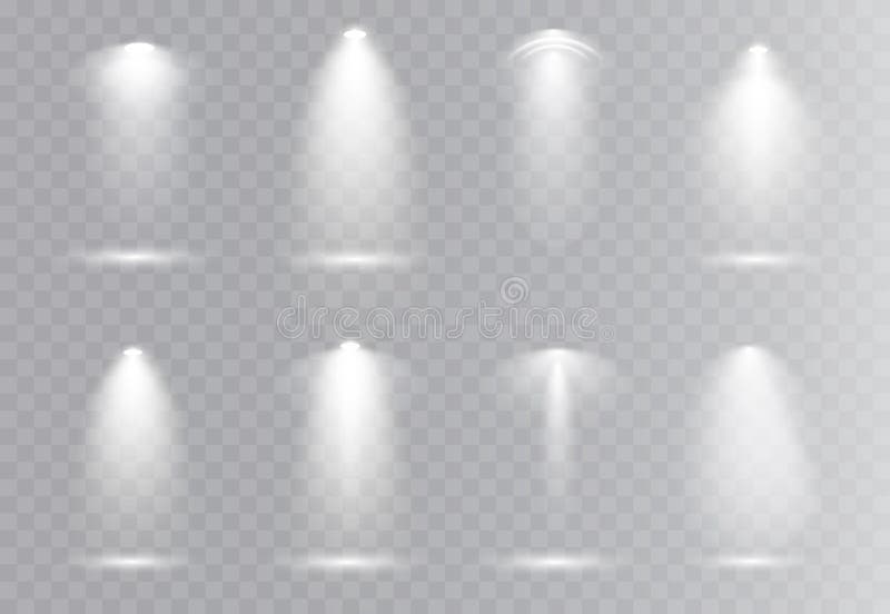 Scene Illumination Collection, Transparent Effects. Bright Lighting ...