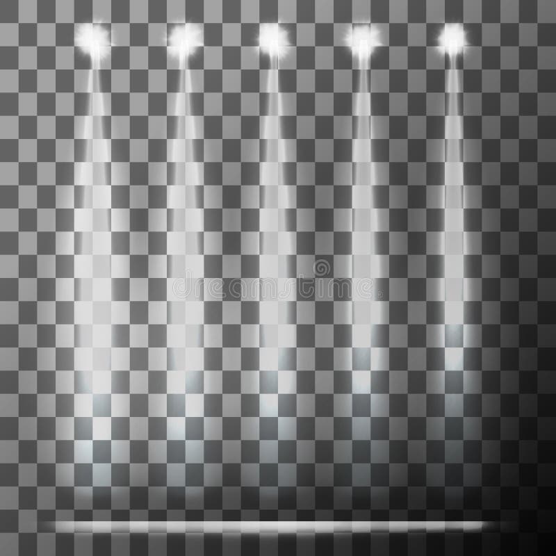 Scene Illumination Cold Light Effect Stock Vector - Illustration of ...