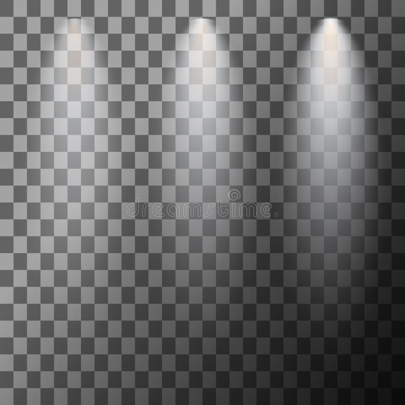 Scene Illumination. Cold Light Effect. Stage Illuminated Spotlight on ...