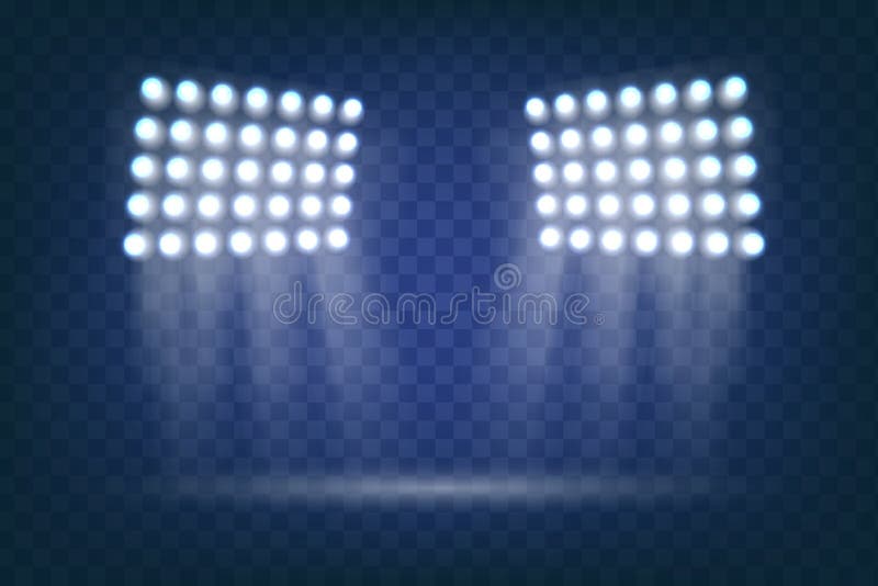 Scene Illumination, Transparent Effects.the Spotlight Shines on the ...