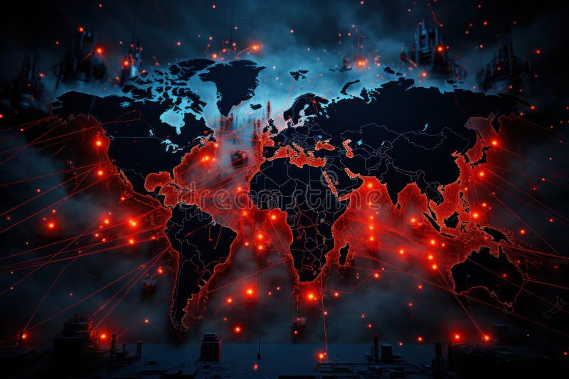 Planning of the World War on the Map Stock Image - Image of ukraine ...