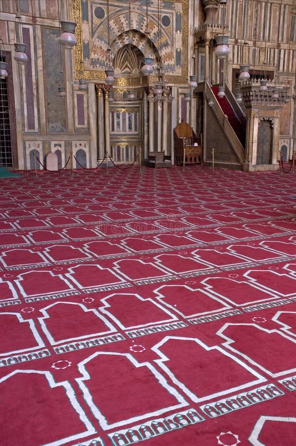 Scene Inside a Mosque, Islam, Islamic Religion Stock Image - Image of ...