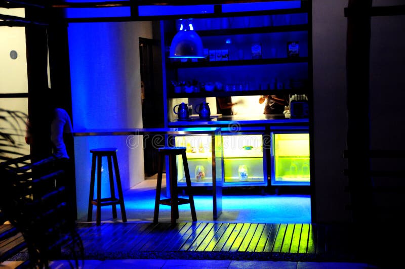 Scene inside night club stock photo. Image of barstool - 6662412