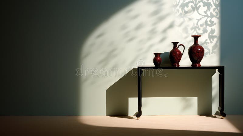 Scene Interior Product Shadow Background Stock Illustration ...