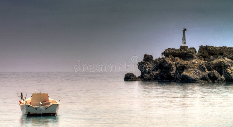 A Scene from the Island Crete in Greece Stock Photo - Image of ...