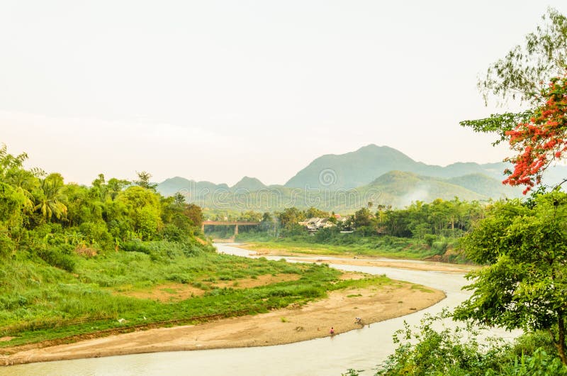 Scene of kan river stock image. Image of bamboo, scene - 75411019