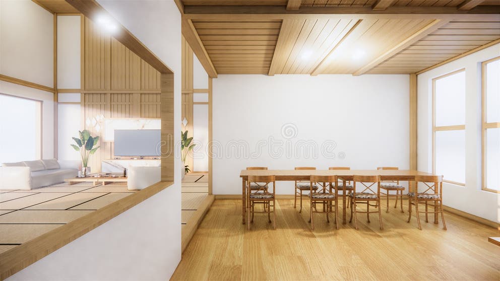 Scene Multi Function Room Ideas, Japanese Room Interior Design.3D ...