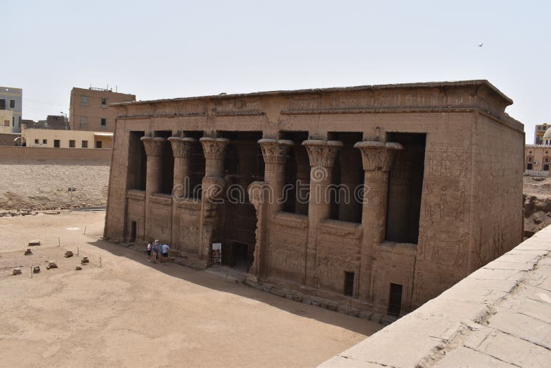 Scene from Ancient Egyptian Temples on the Nile River in Egypt ...