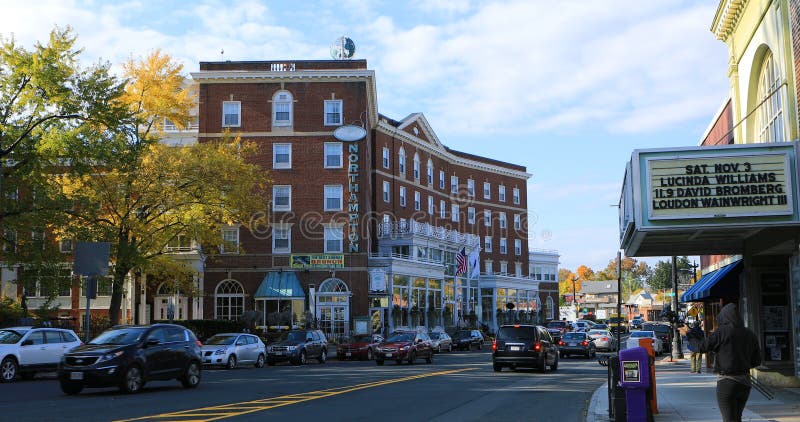 Scene of the Northampton Hotel in Northampton, Massachusetts Editorial ...
