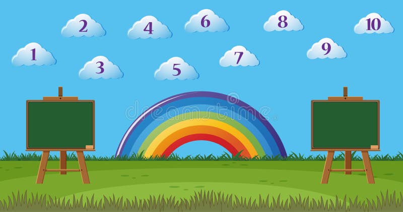 Number Ten Rainbow Stock Illustrations – 194 Number Ten Rainbow Stock ...