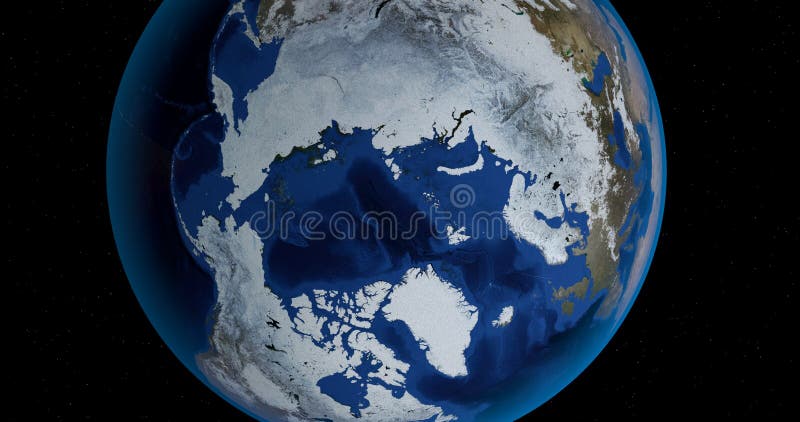 A Scene with the Planet Earth. Stock Illustration - Illustration of ...