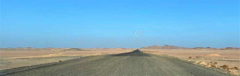 Scene from the Red Sea and Eastern Desert in Egypt Stock Image - Image ...