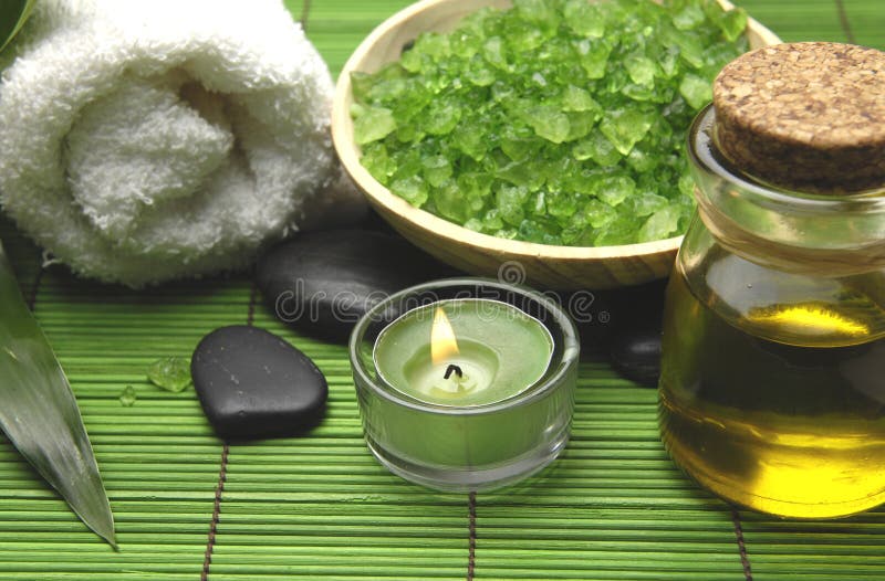 Scene of Relaxing Treatment Stock Photo - Image of essential, flower ...