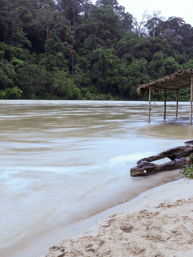 Scene of River Stream after Heavy Rain Stock Photo - Image of reservoir ...