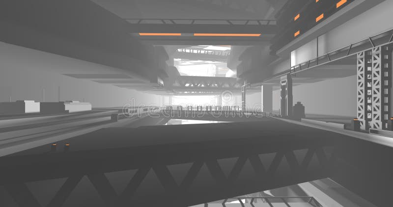 Grey Alien Portrait stock illustration. Illustration of horror - 107034317