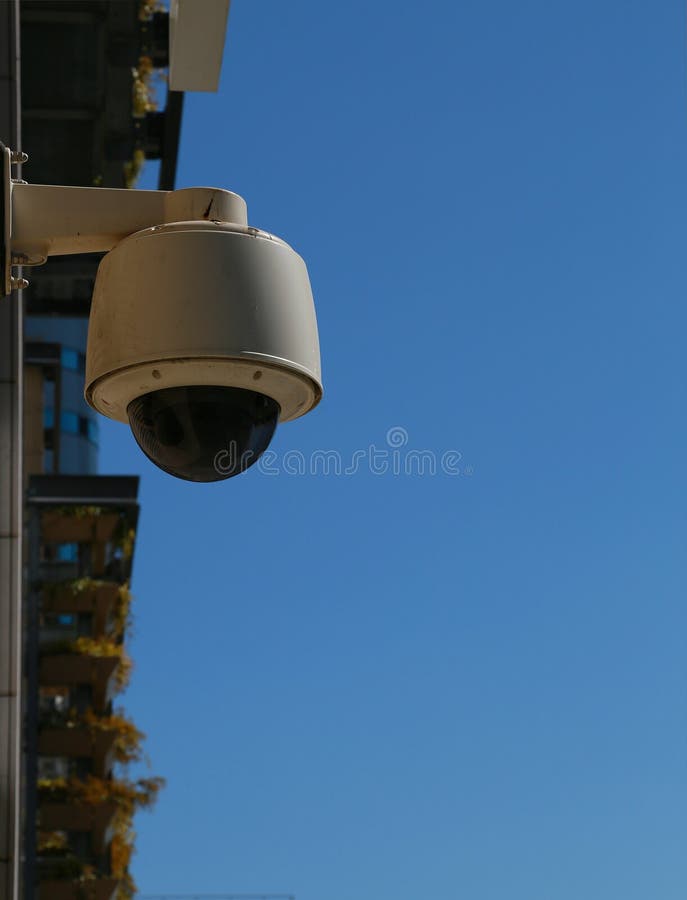 A Scene of a Security Camera in Japan Stock Image - Image of security ...