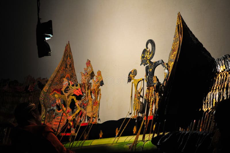 A Scene of a Shadow Puppet editorial photo. Illustration of design ...