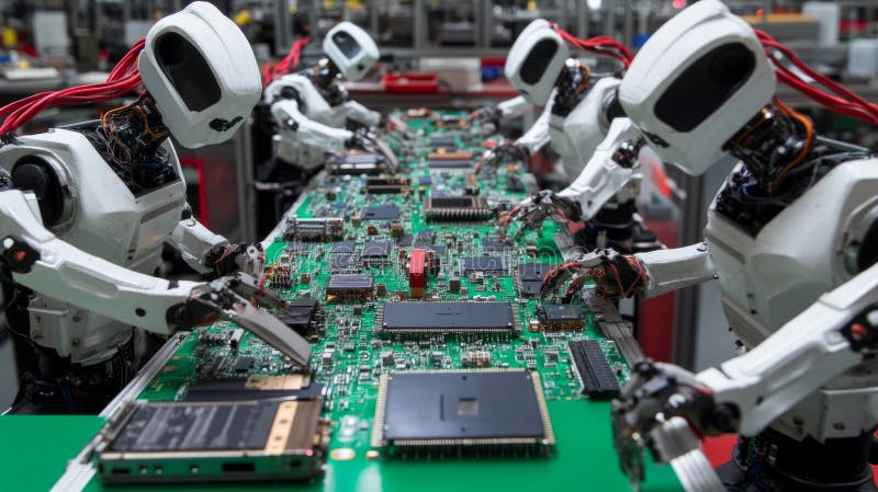 Advanced Robotics in Electronics Manufacturing: Automated Assembly Line ...