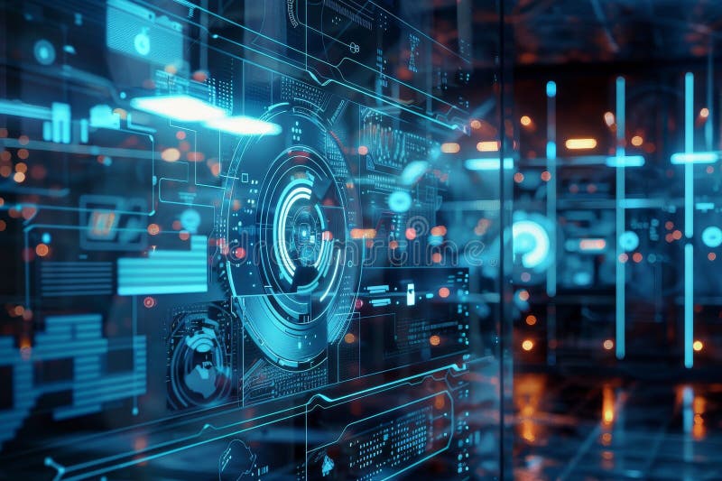 A Scene Showcasing the Implementation of Innovative Futuristic ...