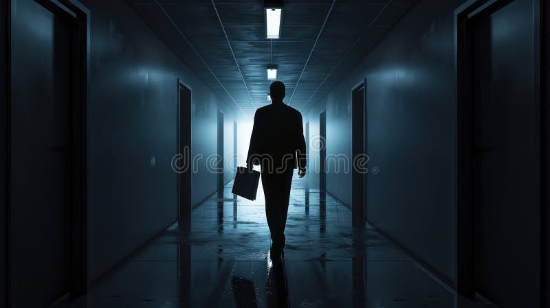 Scene Symbolizing Detective Mystery and Investigative Process Stock ...