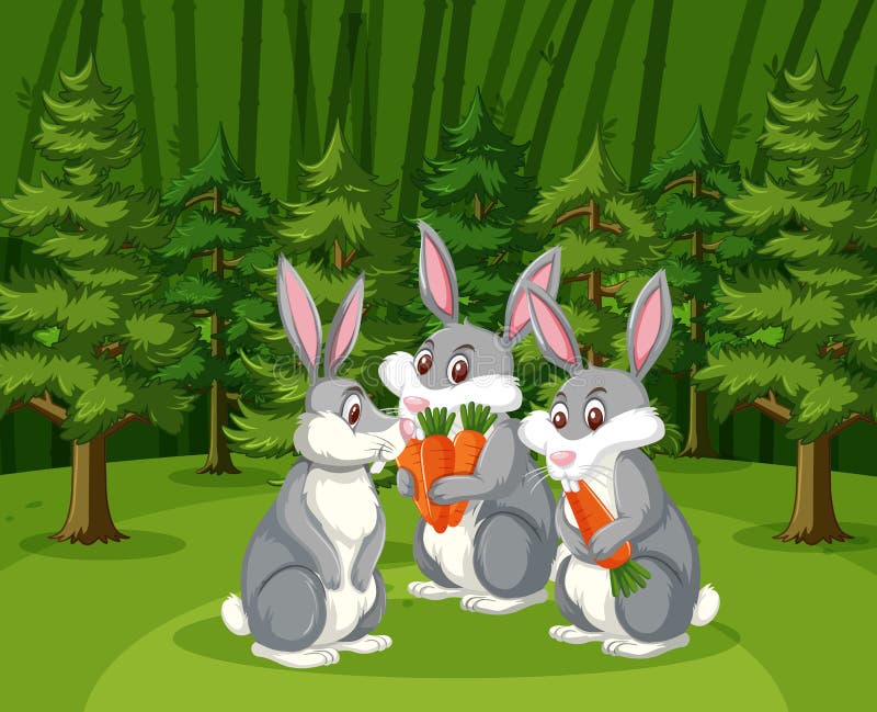 Rabbit Eating Grass Stock Illustrations – 128 Rabbit Eating Grass Stock ...