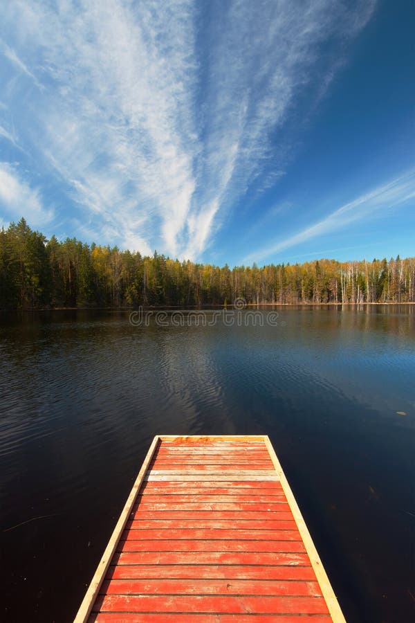Scene of tranquility stock photo. Image of silence, pier - 38412098