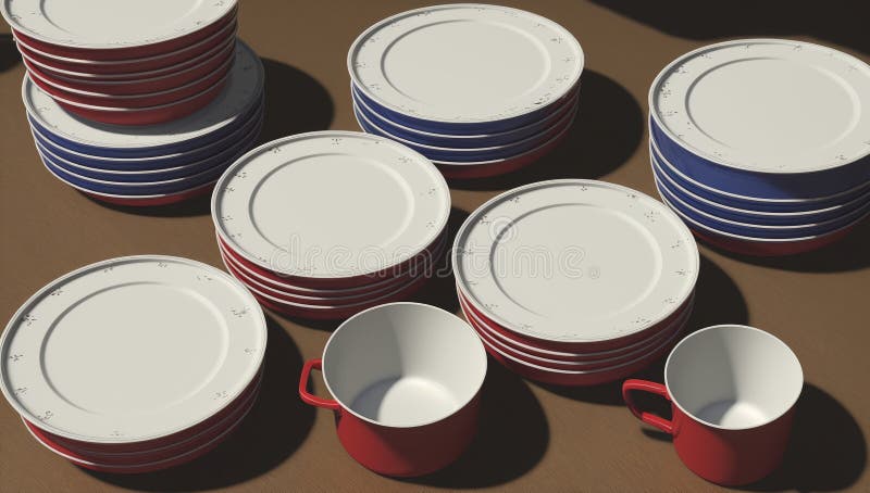 Blue China Plates Stock Illustrations – 133 Blue China Plates Stock ...