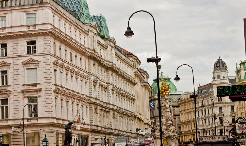 Scene in Vienna ,Austria editorial stock photo. Image of beautiful ...