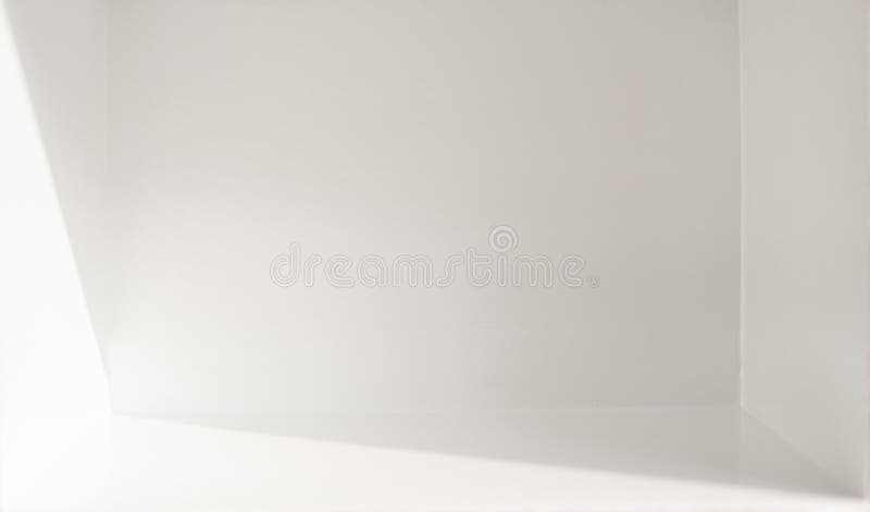 The Scene in a White Room with Empty Space, Light and Shadow Stock ...