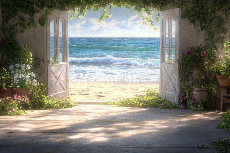 The Scene of a Zoom Webinar, Held in a Home Office and Created with ...