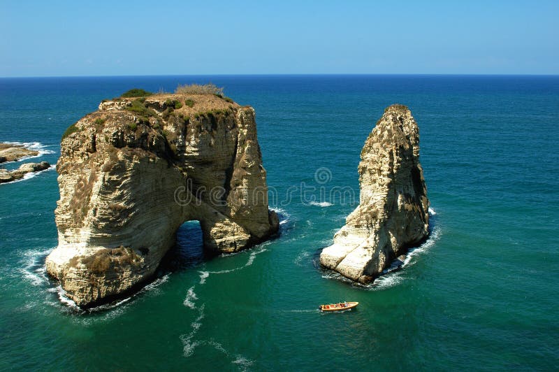 Scenery in Beirut Lebanon stock image. Image of pigeon - 15891389