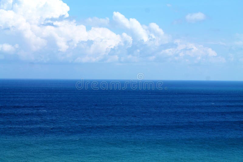 Scenery of Blue Gradation by Mother Nature Stock Image - Image of coast ...