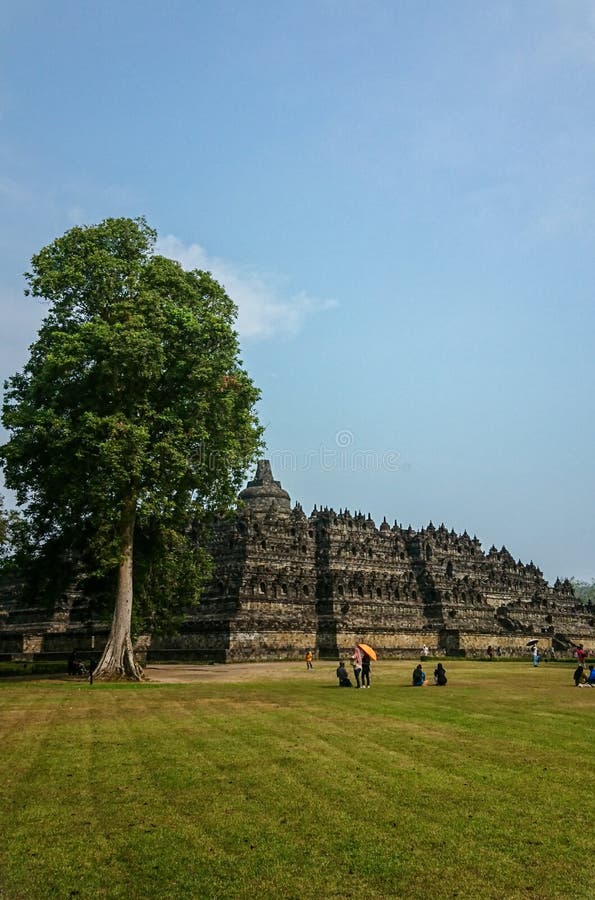 Scenery of Borobudur Temple at Central Java, Indonesia Editorial Image ...
