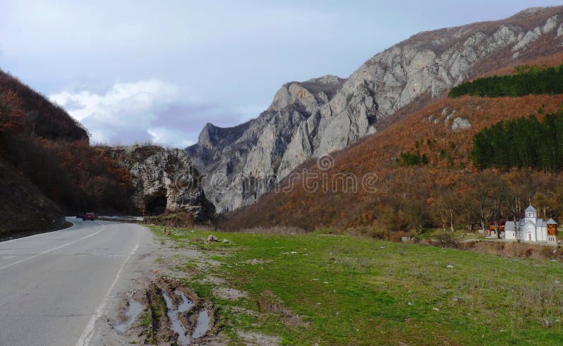 Bosnian Countryside Landscape on a Sunny Summer Day. Bosnia and ...